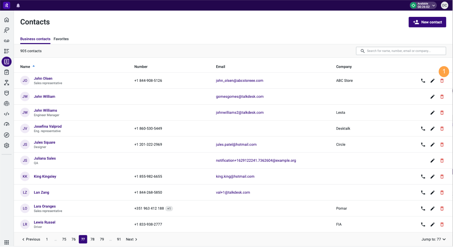 Contacts – Knowledge Base