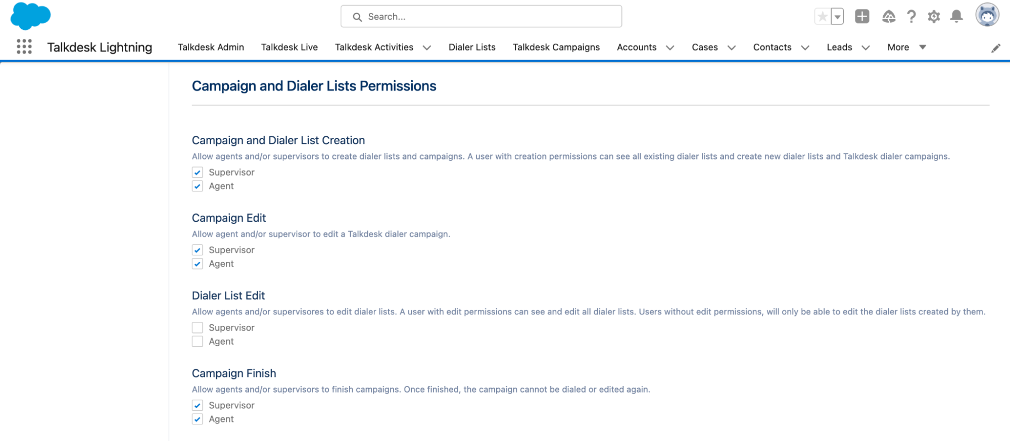 Setting up Talkdesk Dialer for Salesforce – Knowledge Base