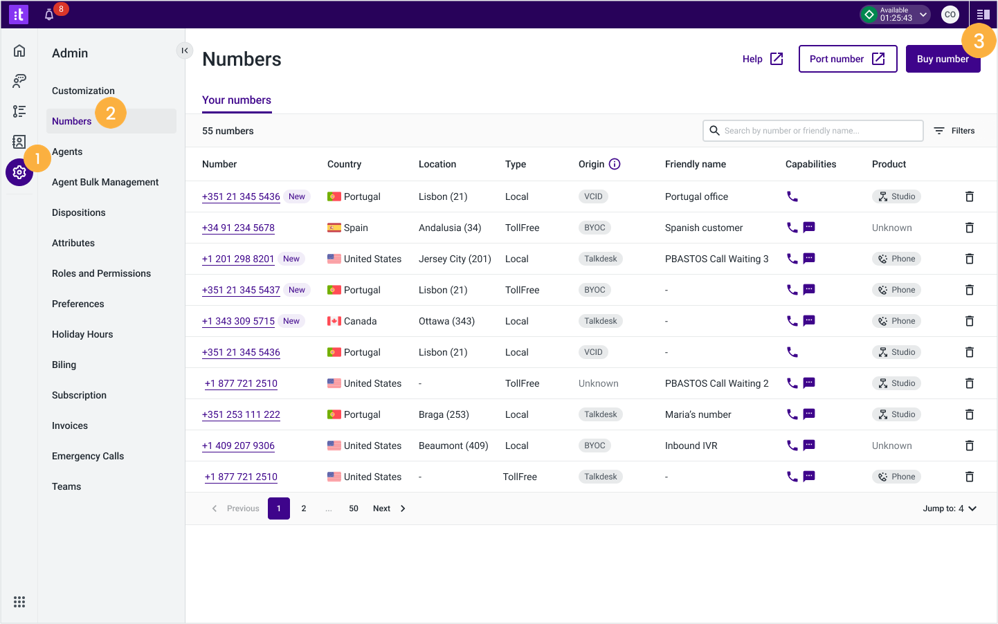 [Numbers] Purchasing Phone Numbers – Knowledge Base