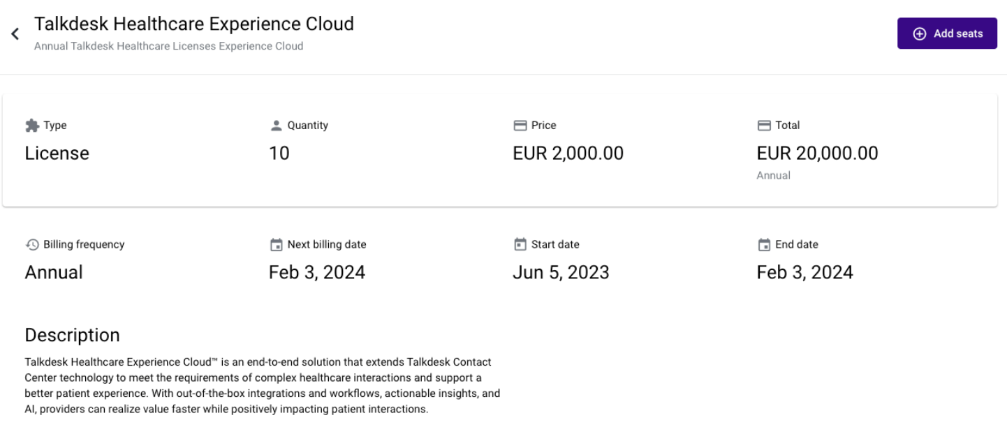 Subscription Tab, Adding Licenses, and Managing Seats – Knowledge Base