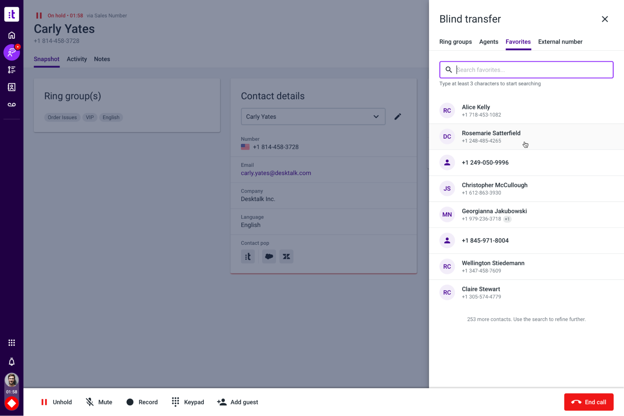 Conversations (Voice Channel): Features Guide – Knowledge Base