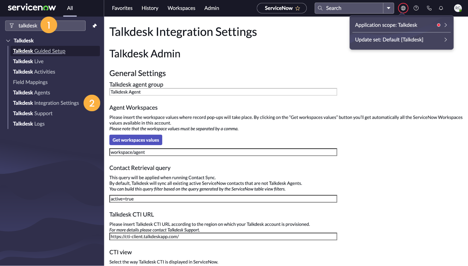 ServiceNow Integration Activation – Knowledge Base