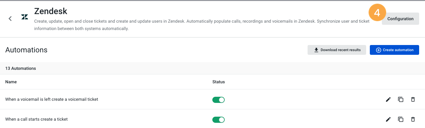 Enabling Relate to Ticket in Talkdesk Zendesk Connector – Knowledge Base