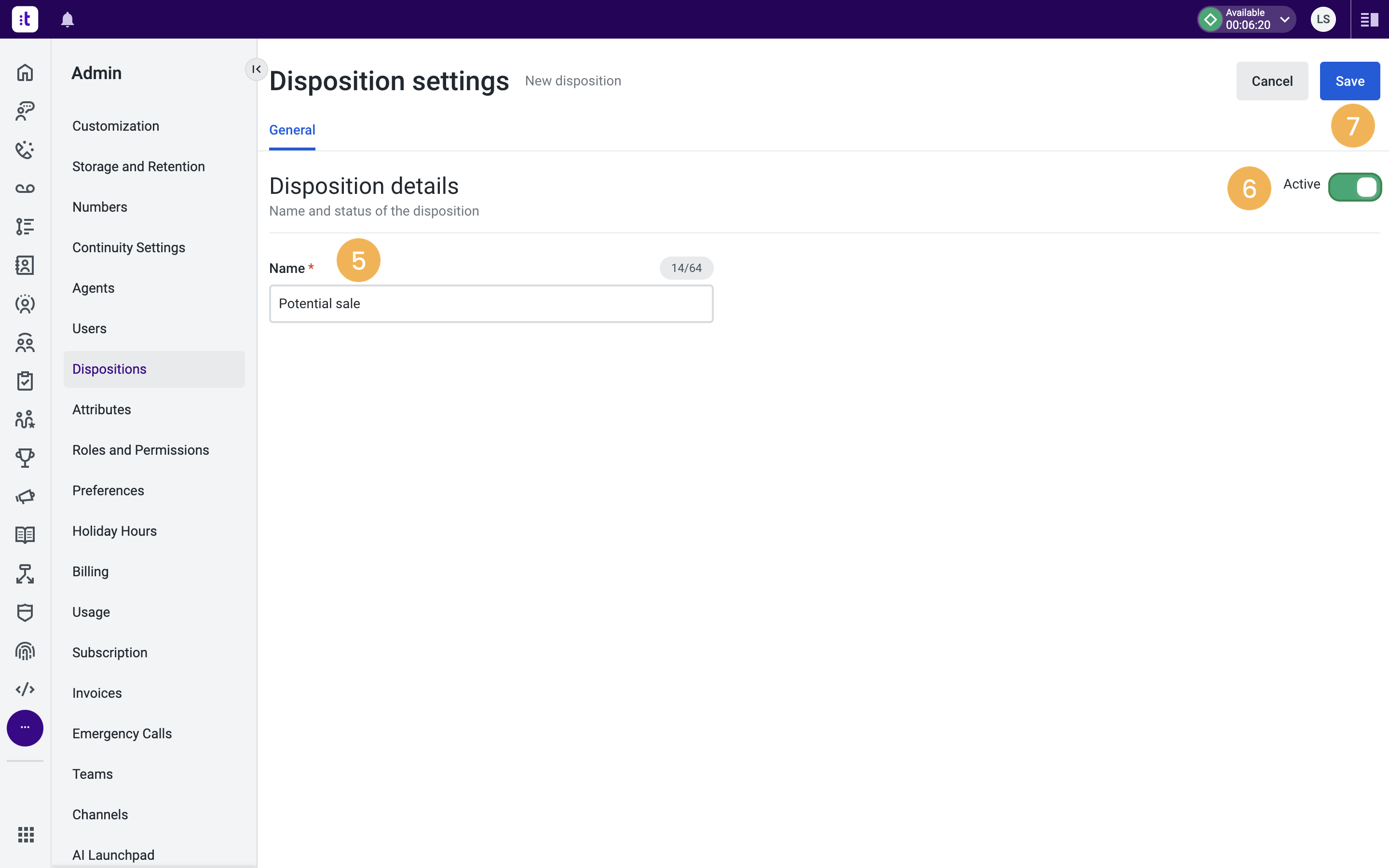 Dispositions – Knowledge Base