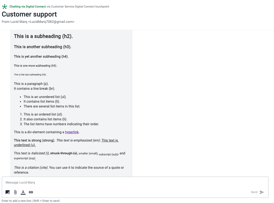 Talkdesk Digital Engagement: Digital Connect – Knowledge Base