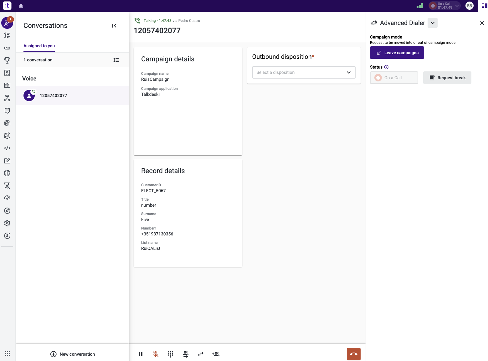 Talkdesk Advanced Dialer: Overview – Knowledge Base