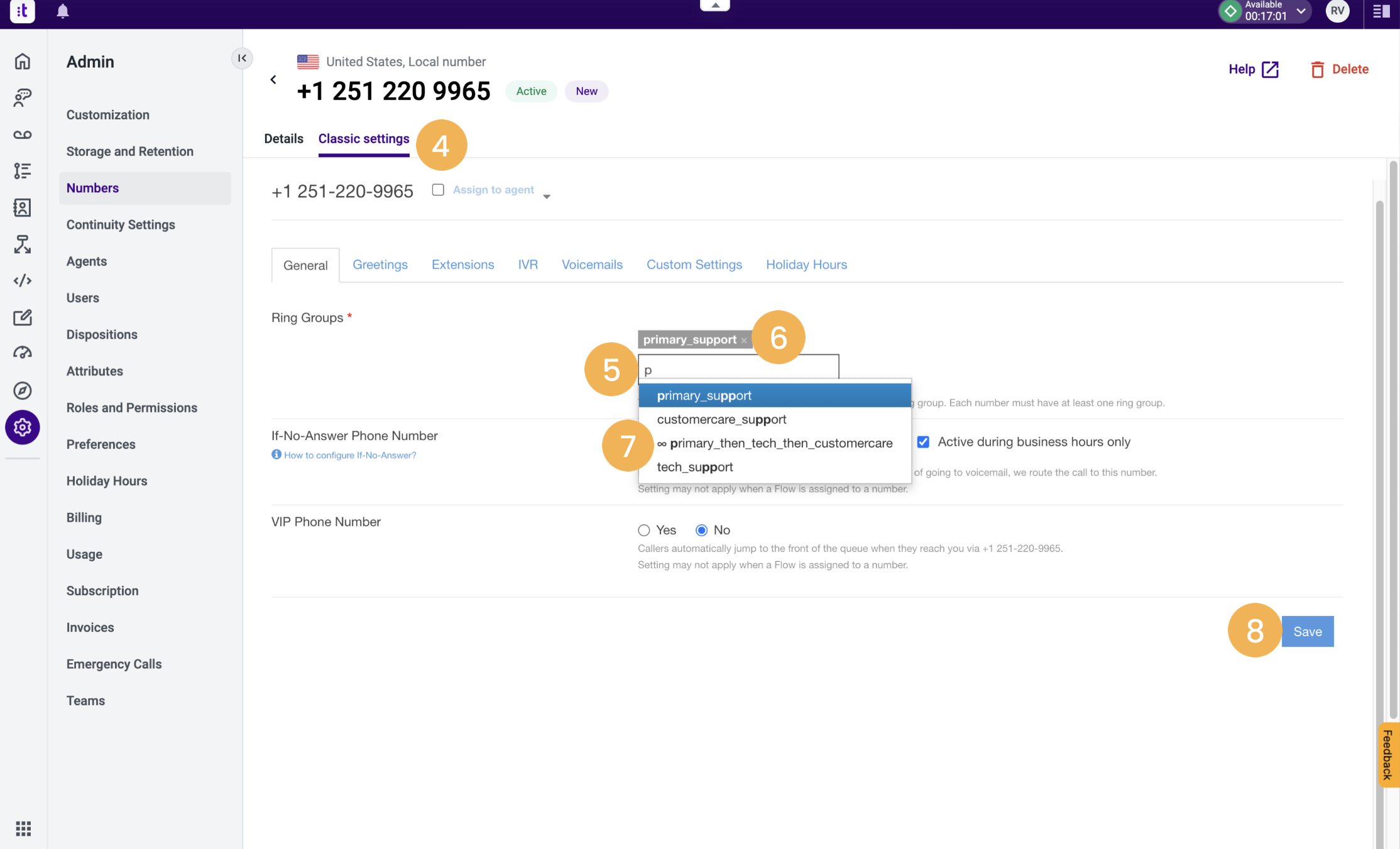 Setting up Ring Groups (Queues) – Knowledge Base