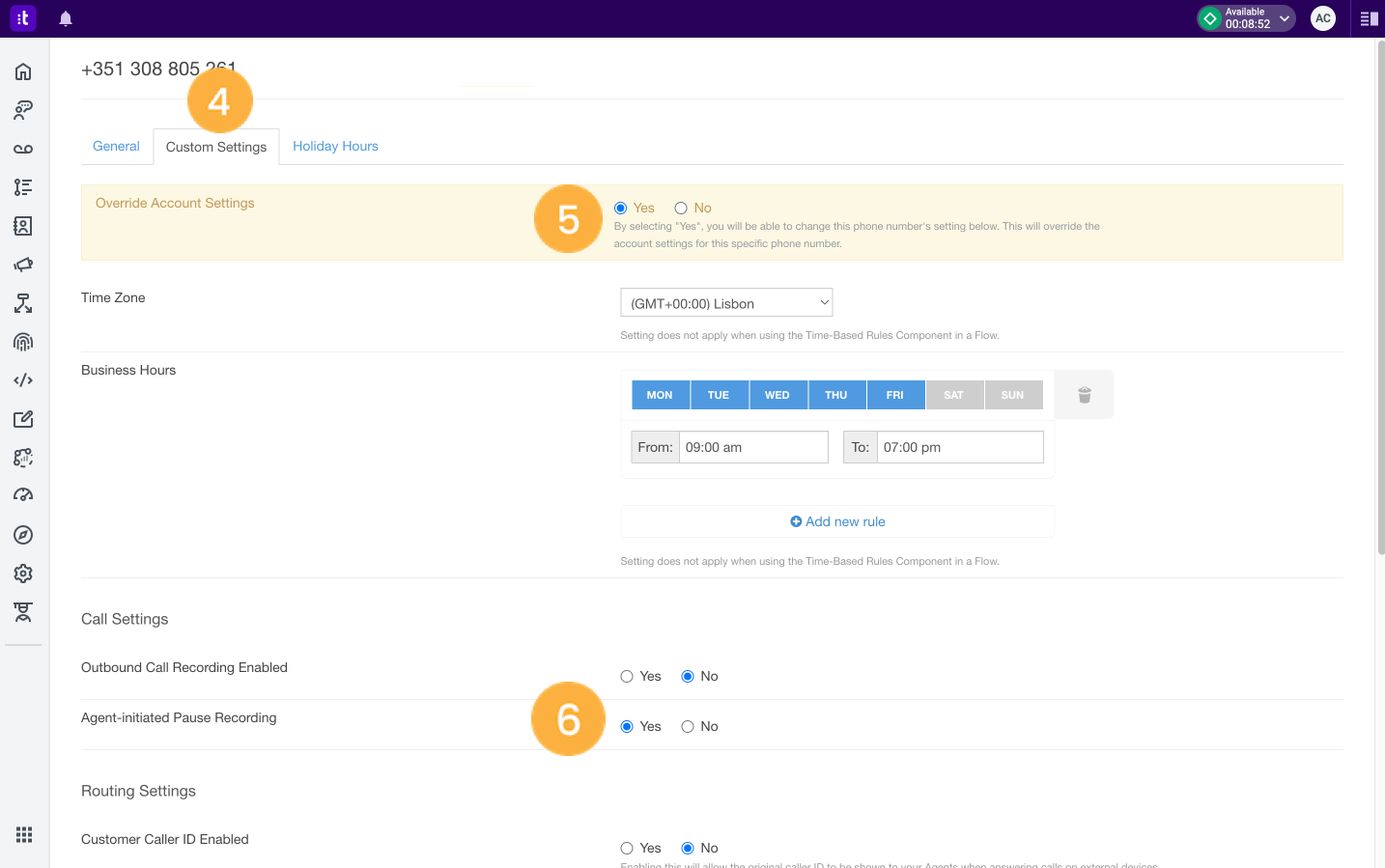 [Preferences] Call Recording – Knowledge Base
