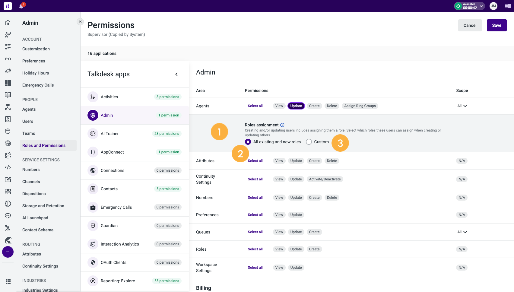 Roles and Permissions – Knowledge Base
