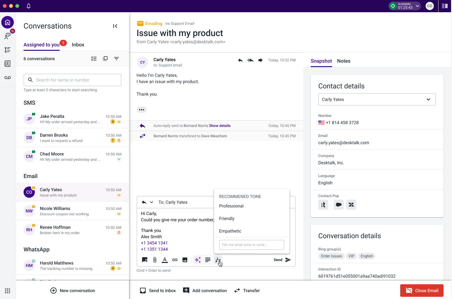 Release Notes Talkdesk Copilot Knowledge Base