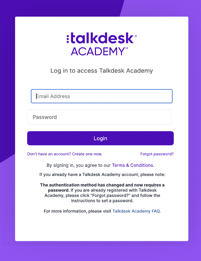 Talkdesk Academy: FAQ – Knowledge Base
