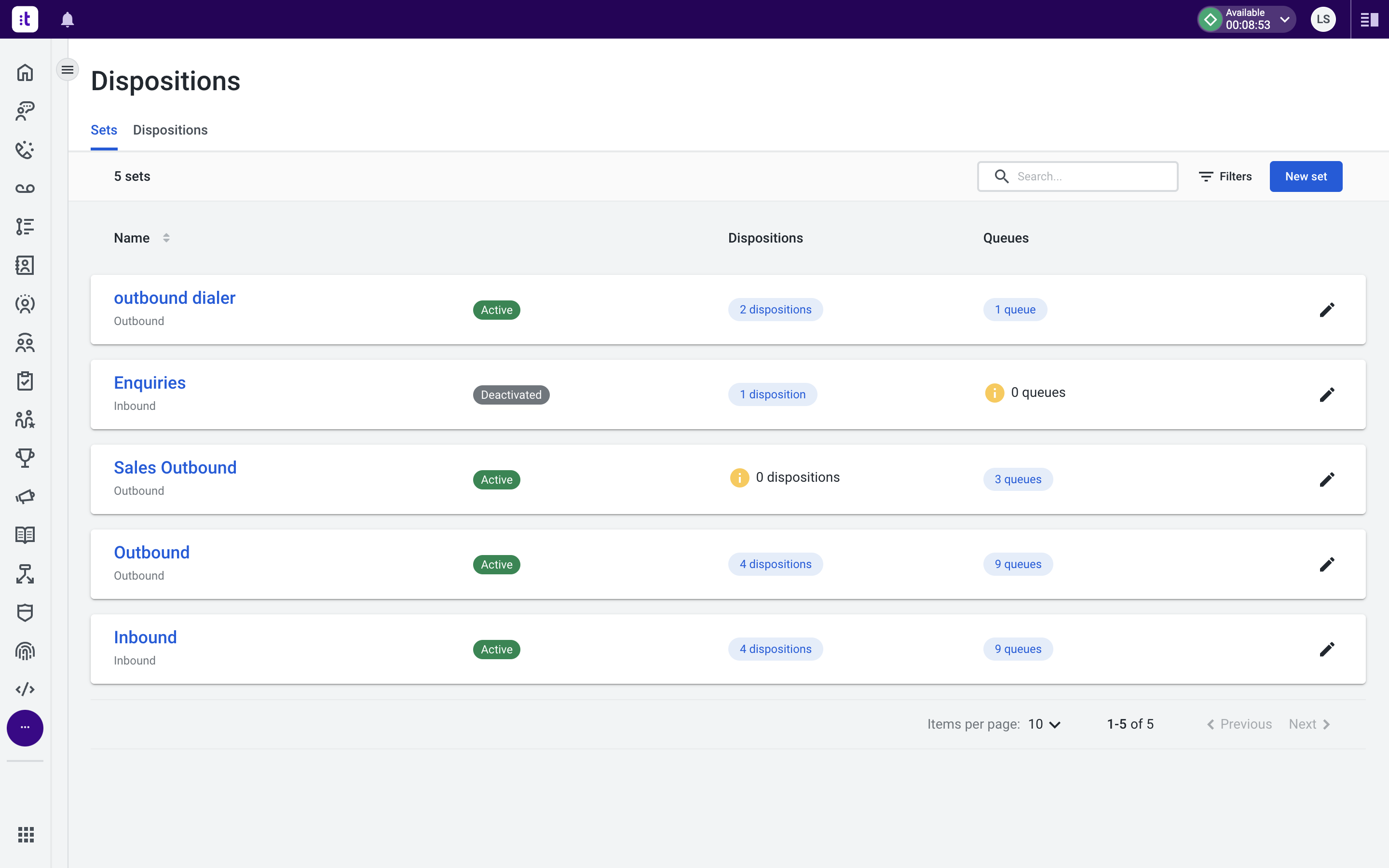 Dispositions – Knowledge Base