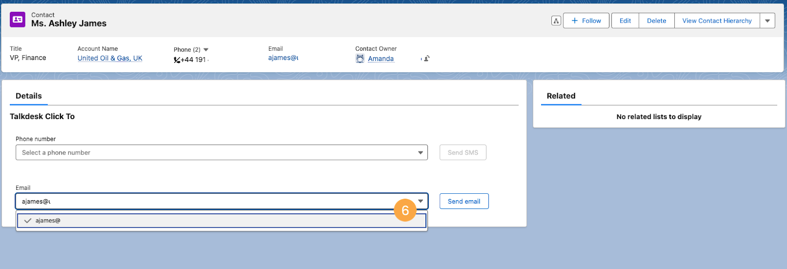 Talkdesk Click-To en Salesforce – Knowledge Base