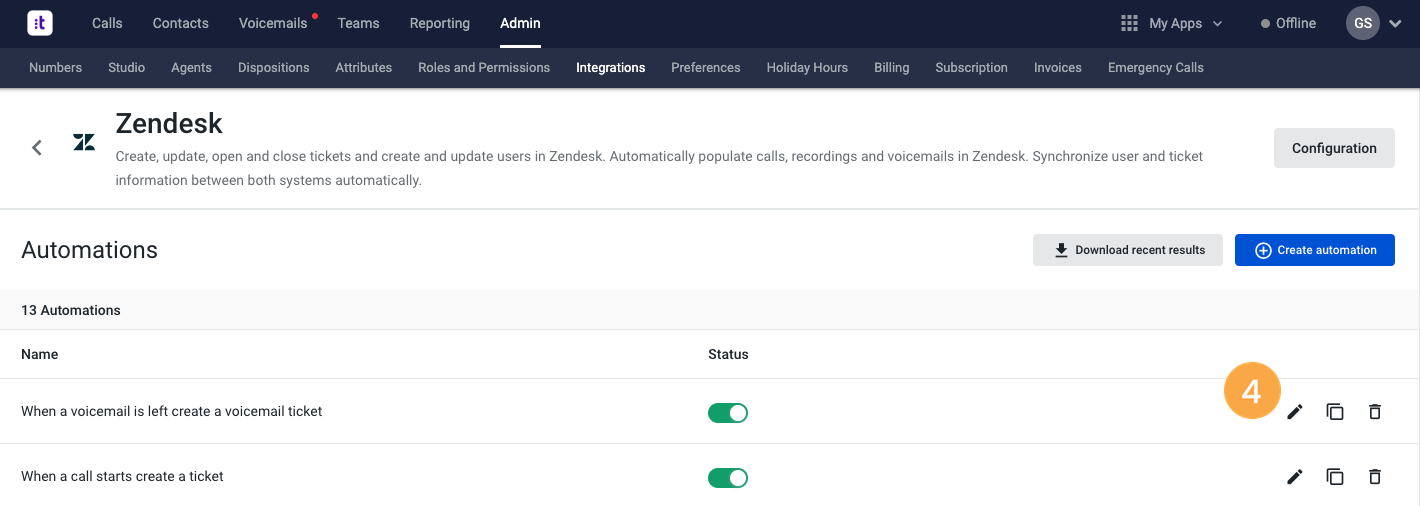 Automating Tasks en su Integración con Zendesk – Knowledge Base