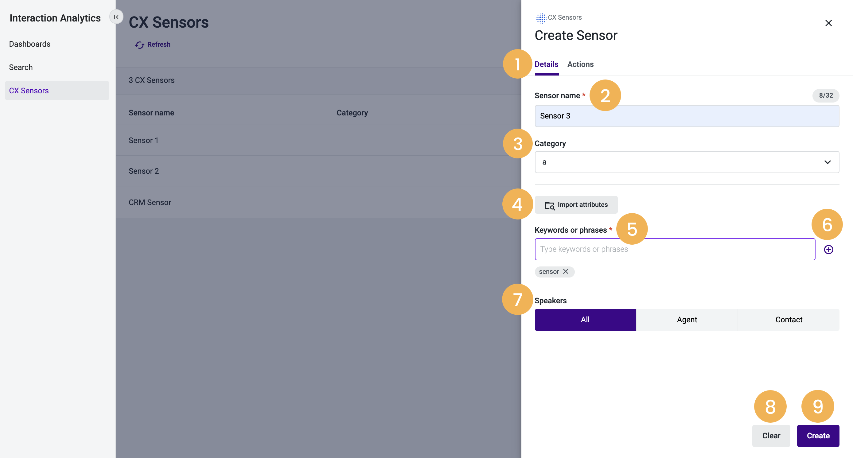 Gestionar CX Sensors – Knowledge Base