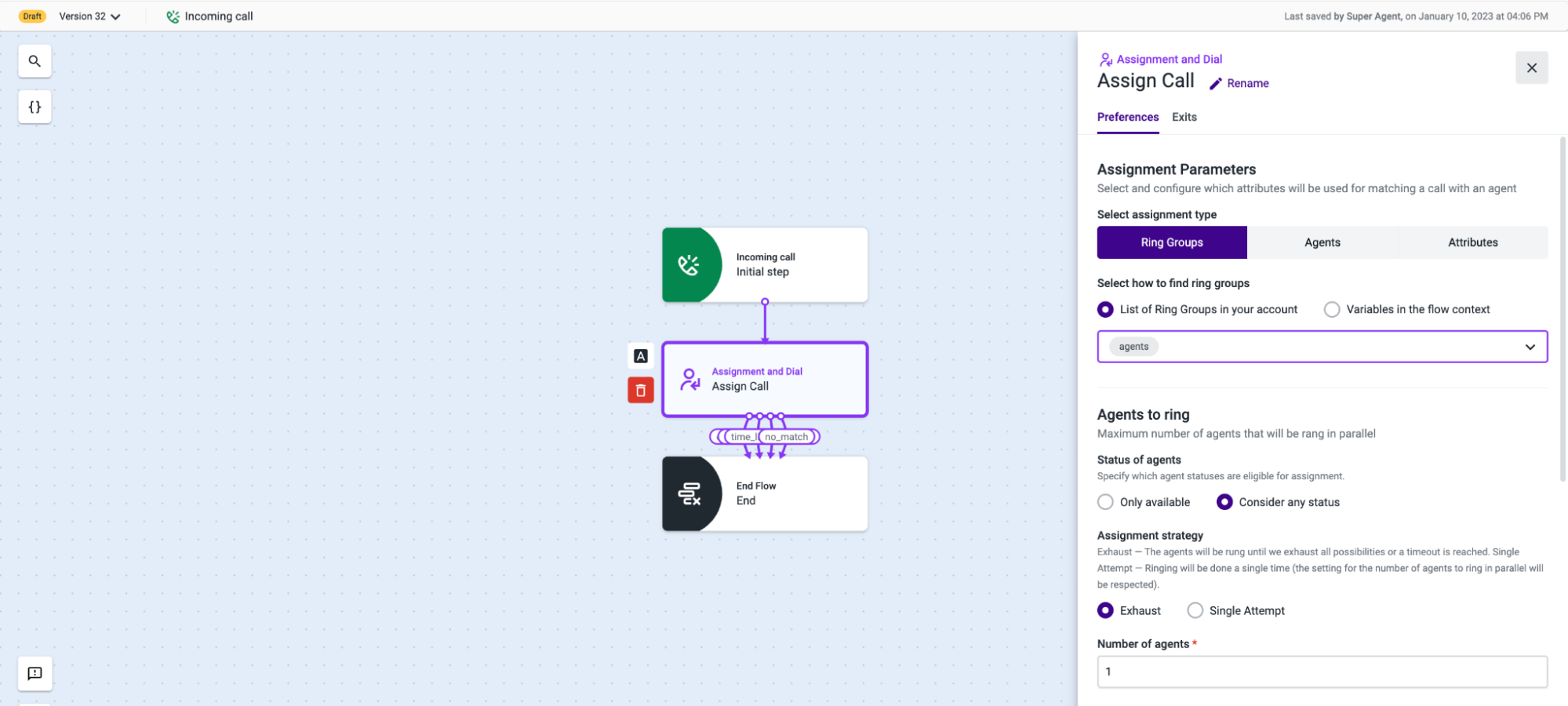 Configurar el Inbound Call Flow – Knowledge Base
