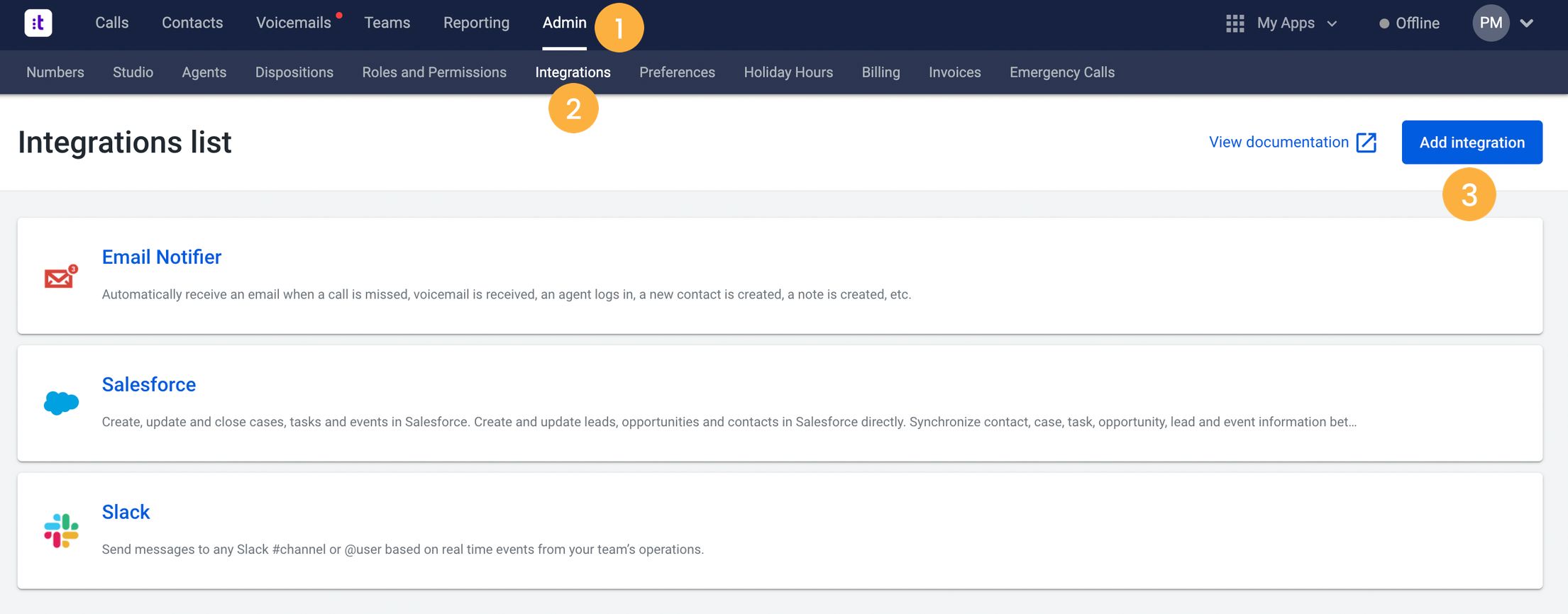 Utilizar CX Sensors Notifications via Talkdesk Integration – Knowledge Base