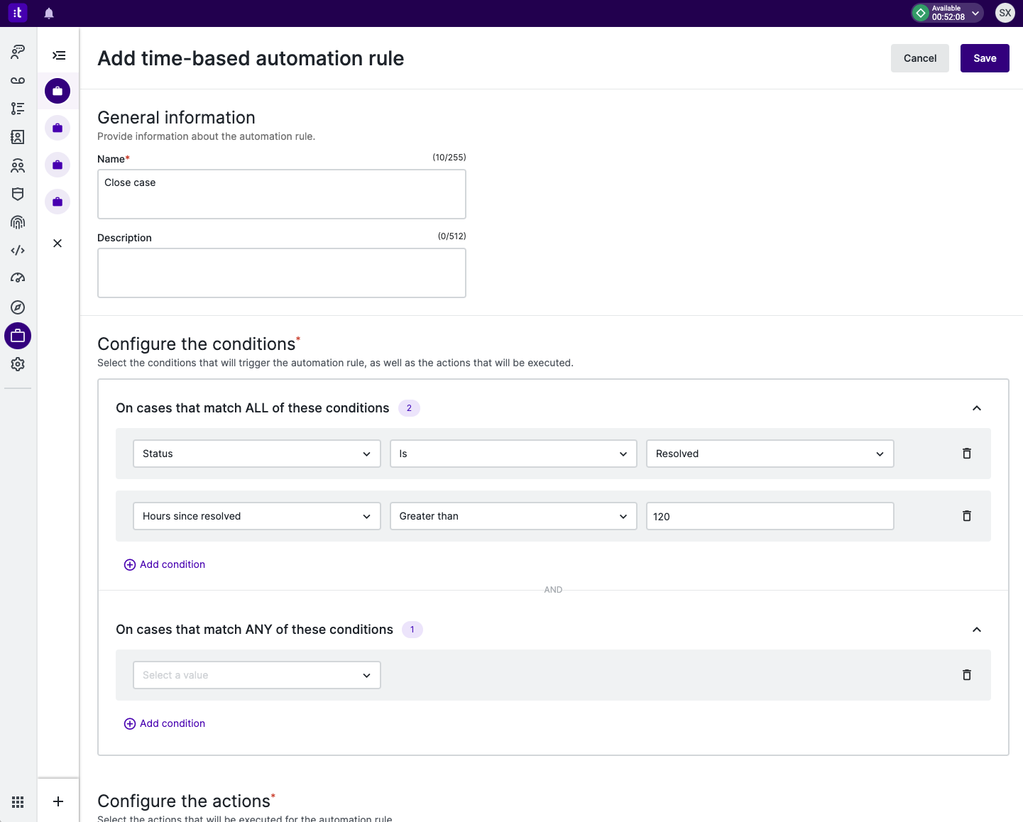 Time-based Automation: Visión general – Knowledge Base