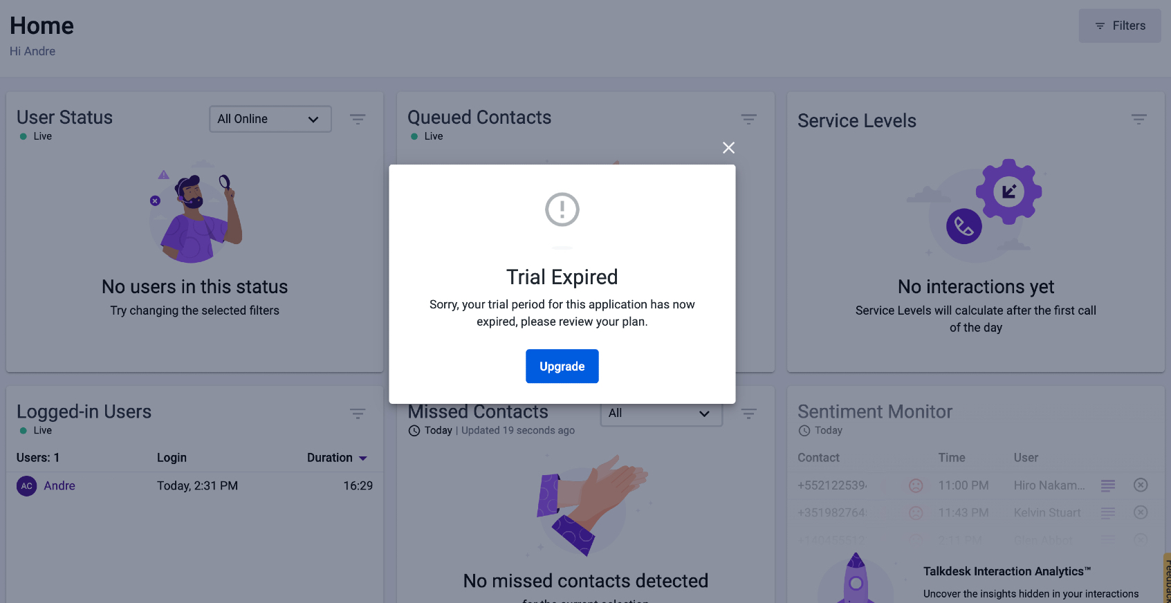 Resolución de problemas de Talkdesk AppConnect – Knowledge Base