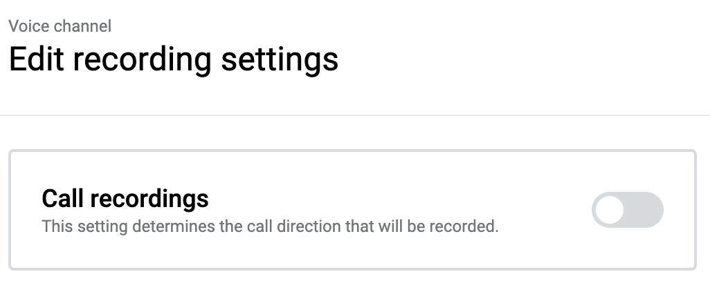 [Preferences] Call Recording – Knowledge Base