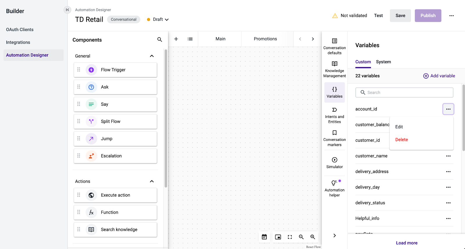 Automation Designer Overview Knowledge Base 9834
