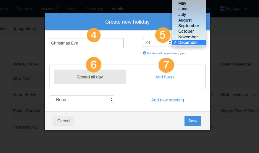 [Holiday Hours] Setting up Holiday Hours – Knowledge Base