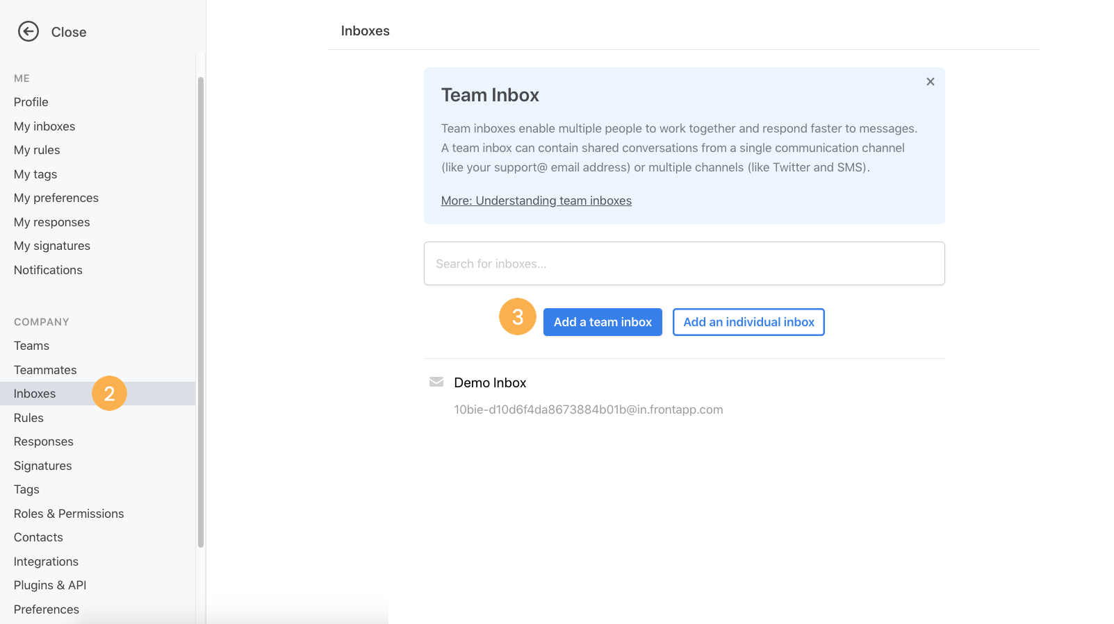 Front Integration Activation – Knowledge Base