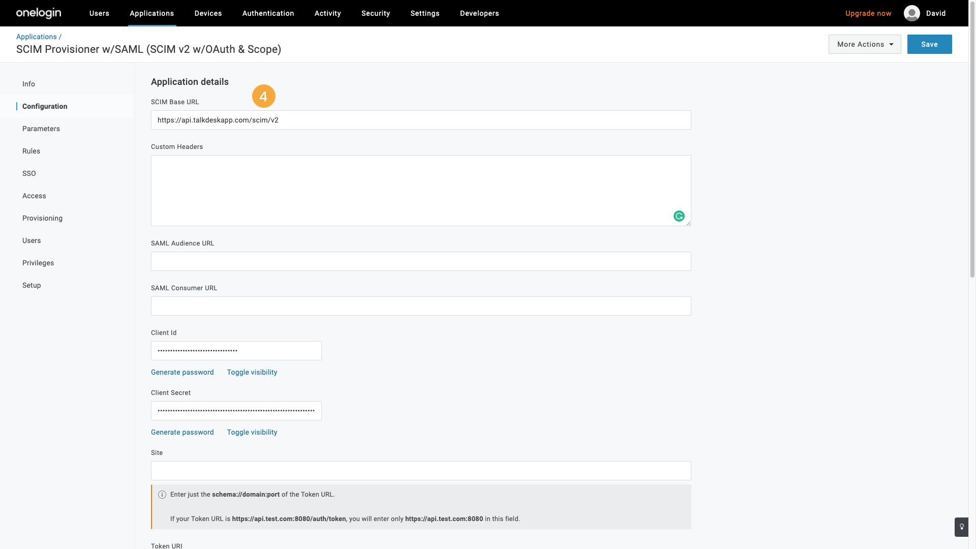 SCIM User Provisioning with OneLogin – Knowledge Base
