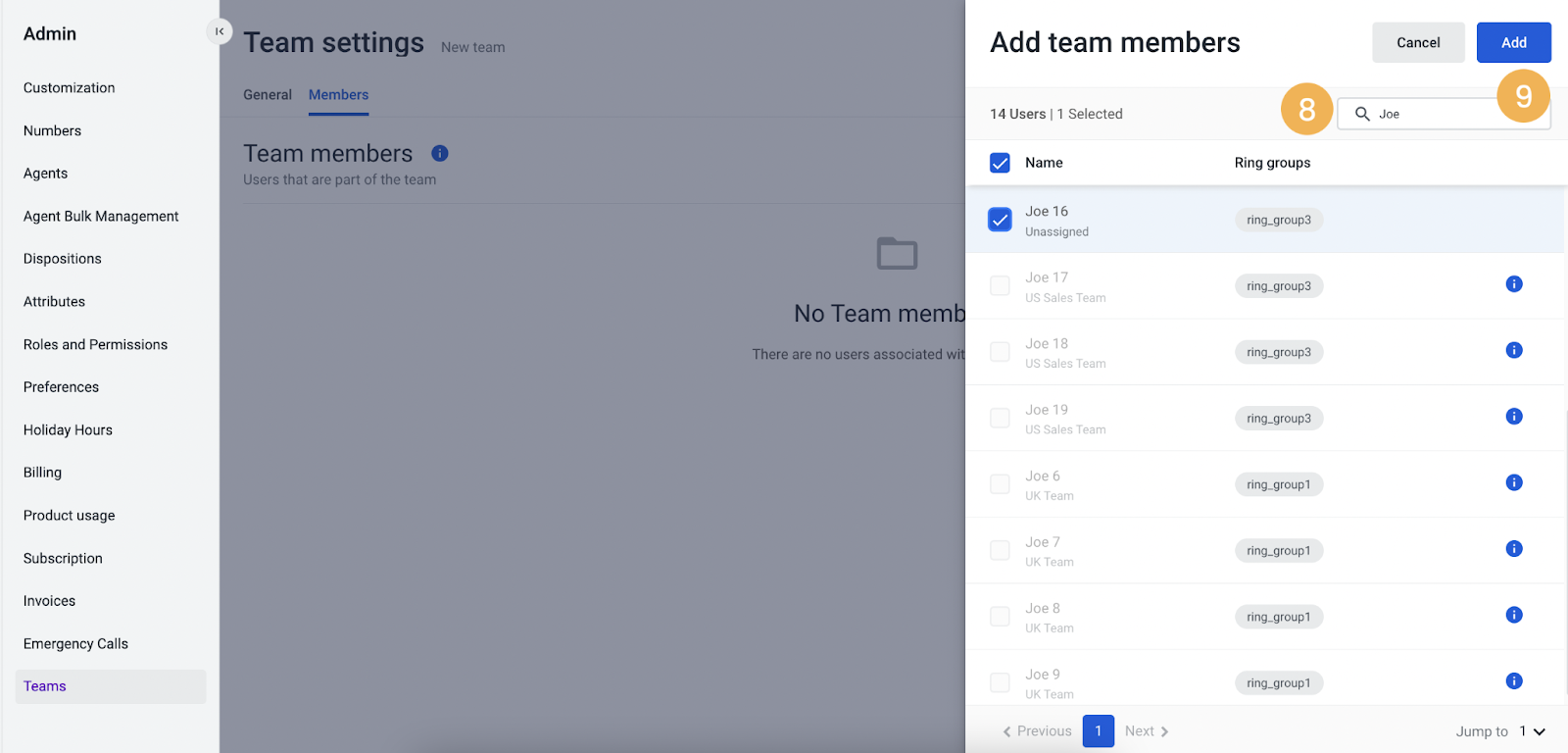 Teams Section Overview – Knowledge Base