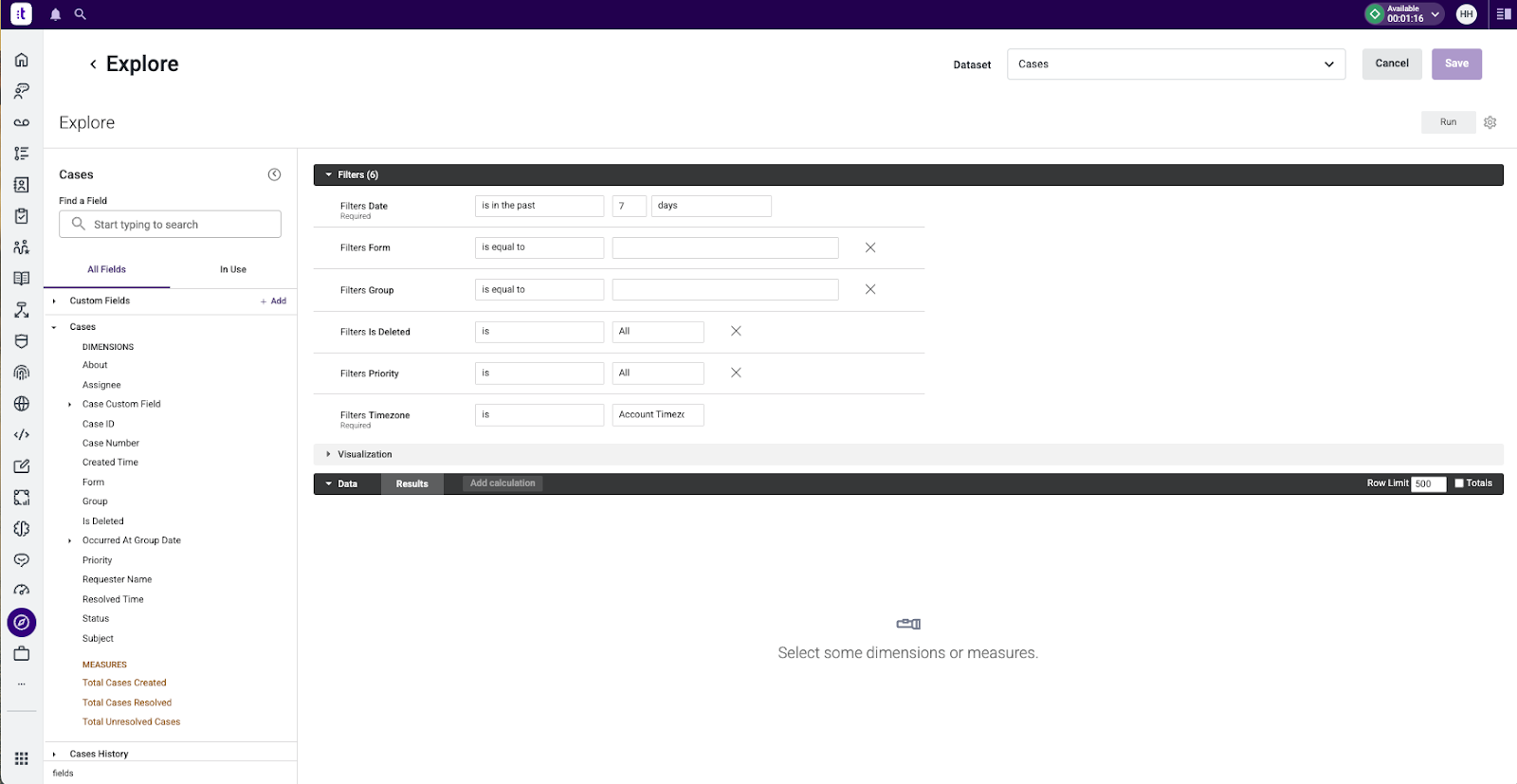 Casos: Creación de Custom Reports en Talkdesk Explore – Knowledge Base