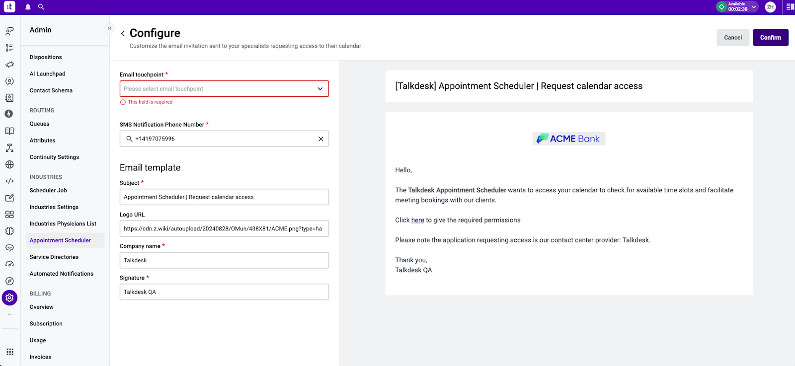[Preview] Appointment Scheduler – Knowledge Base
