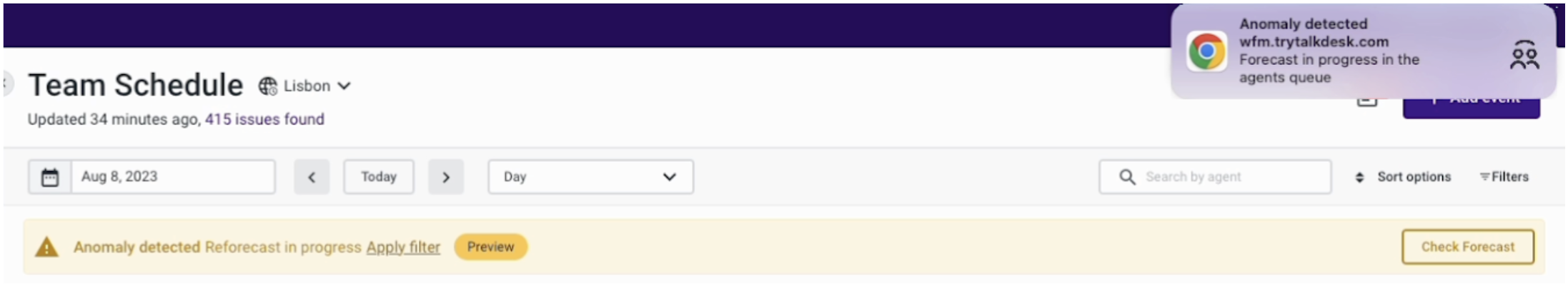 Workforce Management: Forecasting – Knowledge Base