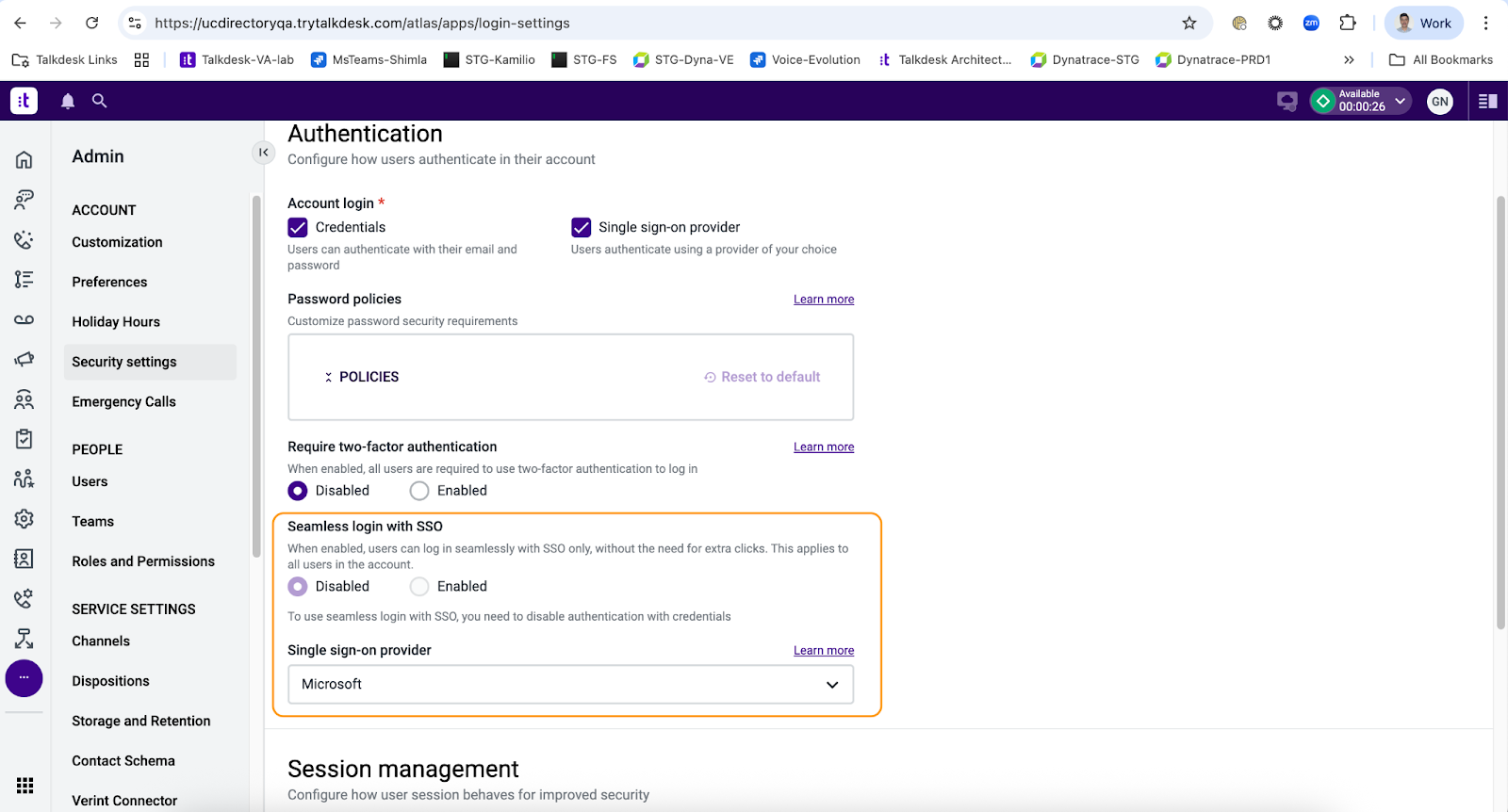 Talkdesk Embedded en Microsoft Teams – Knowledge Base