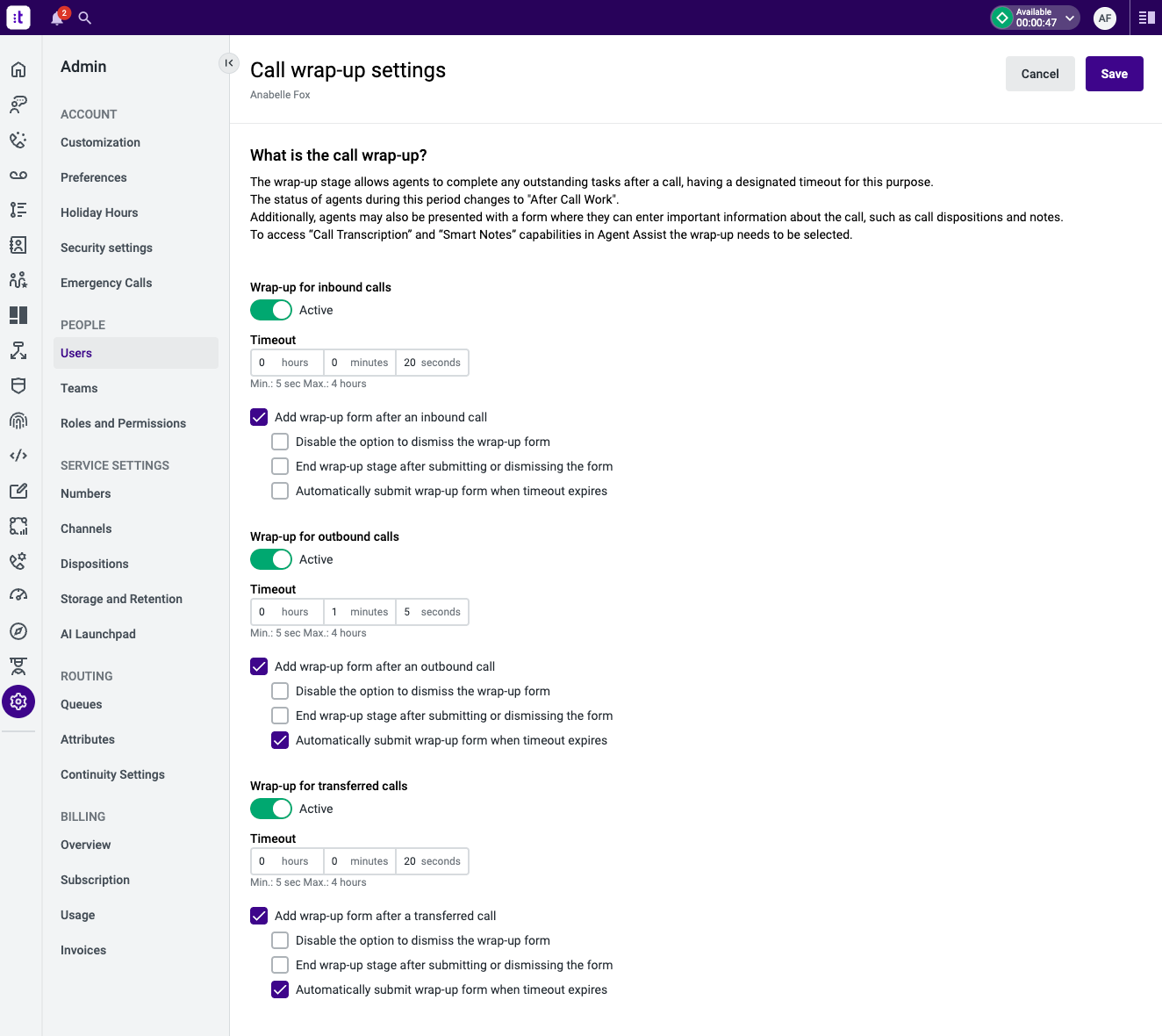 Release Notes | Talkdesk Agent Workspace: Conversations (Voice channel ...