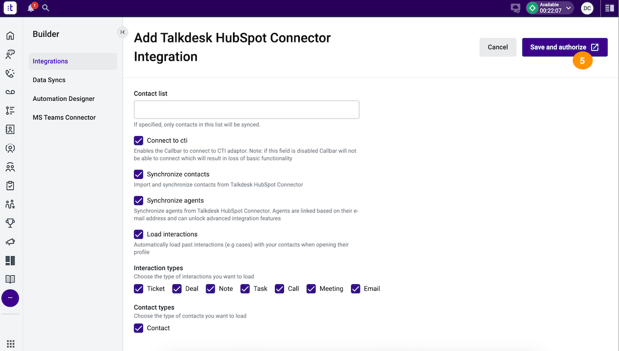 HubSpot Connector Activation – Knowledge Base