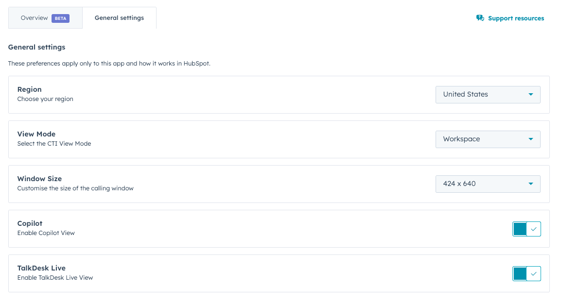 Using Talkdesk Embedded in HubSpot – Knowledge Base