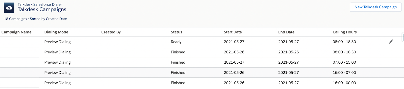 Using Talkdesk Dialer for Salesforce – Knowledge Base