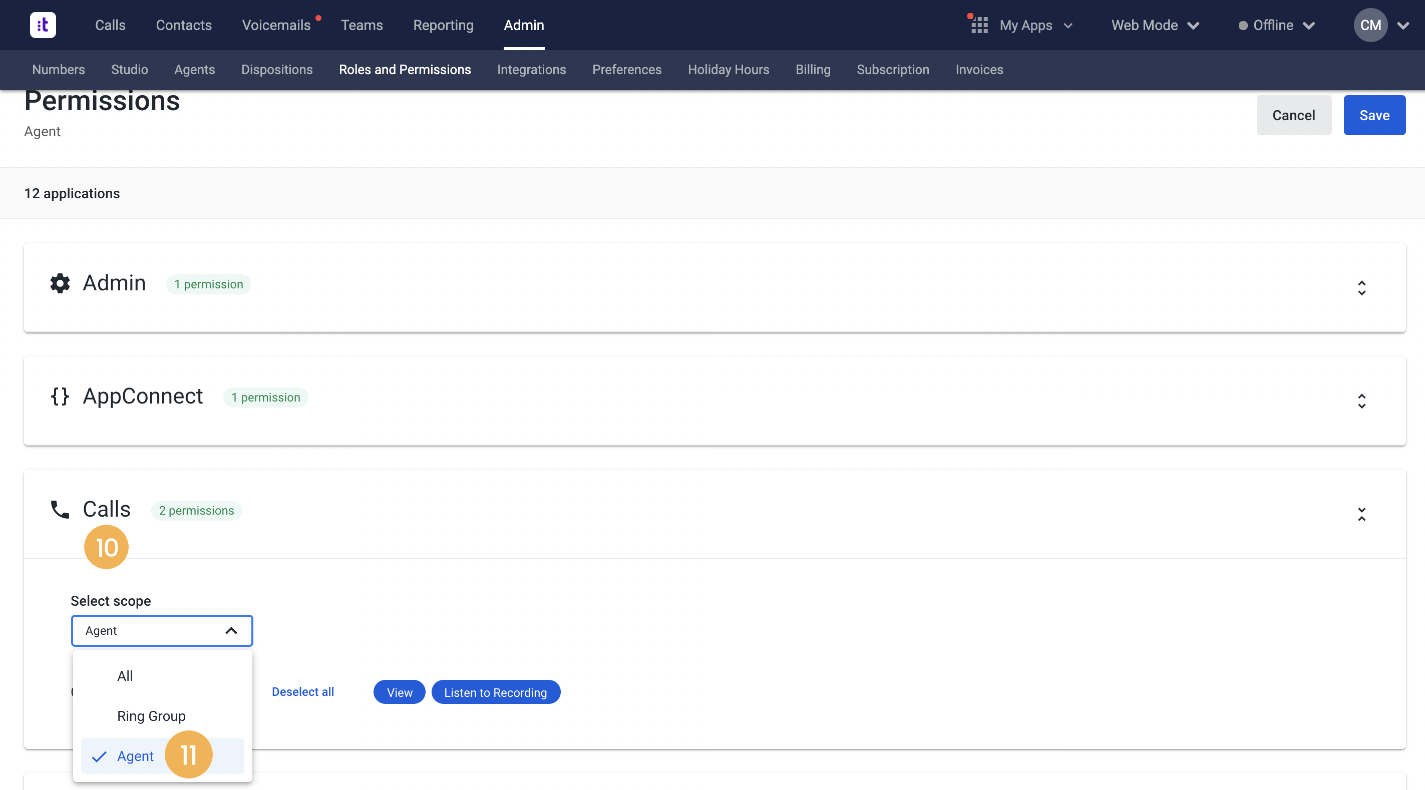 Agent View in QM – Knowledge Base