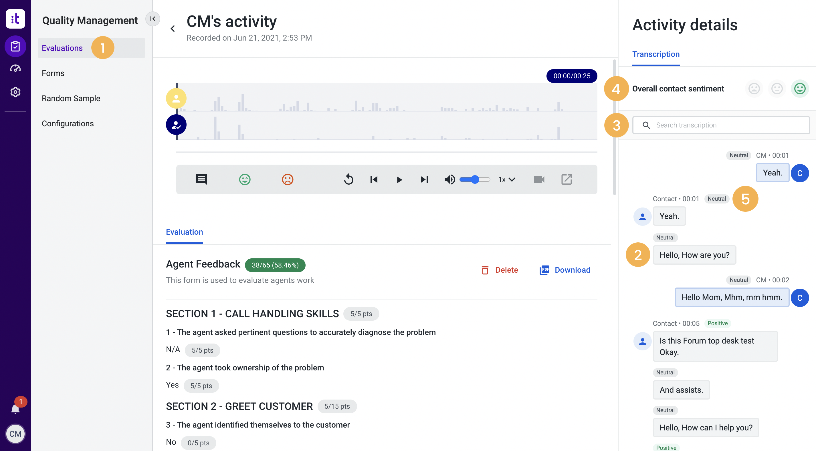 Talkdesk QM Assist – Talkdesk Support