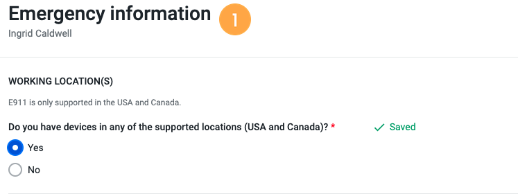E911: Setting up Emergency Information – Knowledge Base