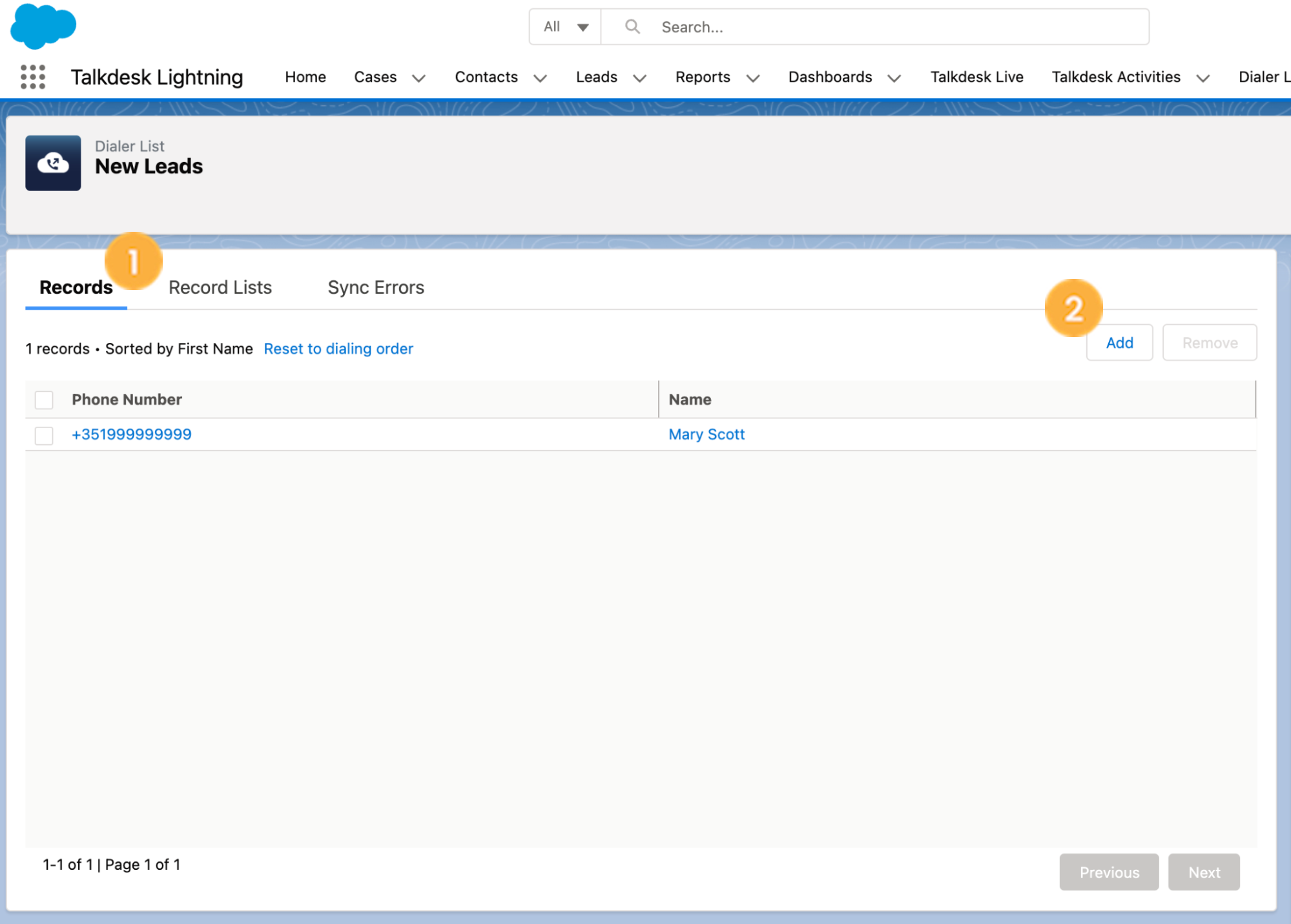 Cómo Utilizar Salesforce Dialer Lists – Knowledge Base