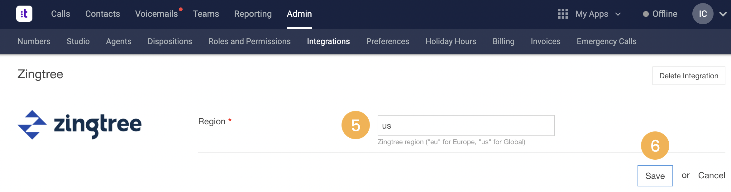Activación de la Integración con Zingtree – Knowledge Base
