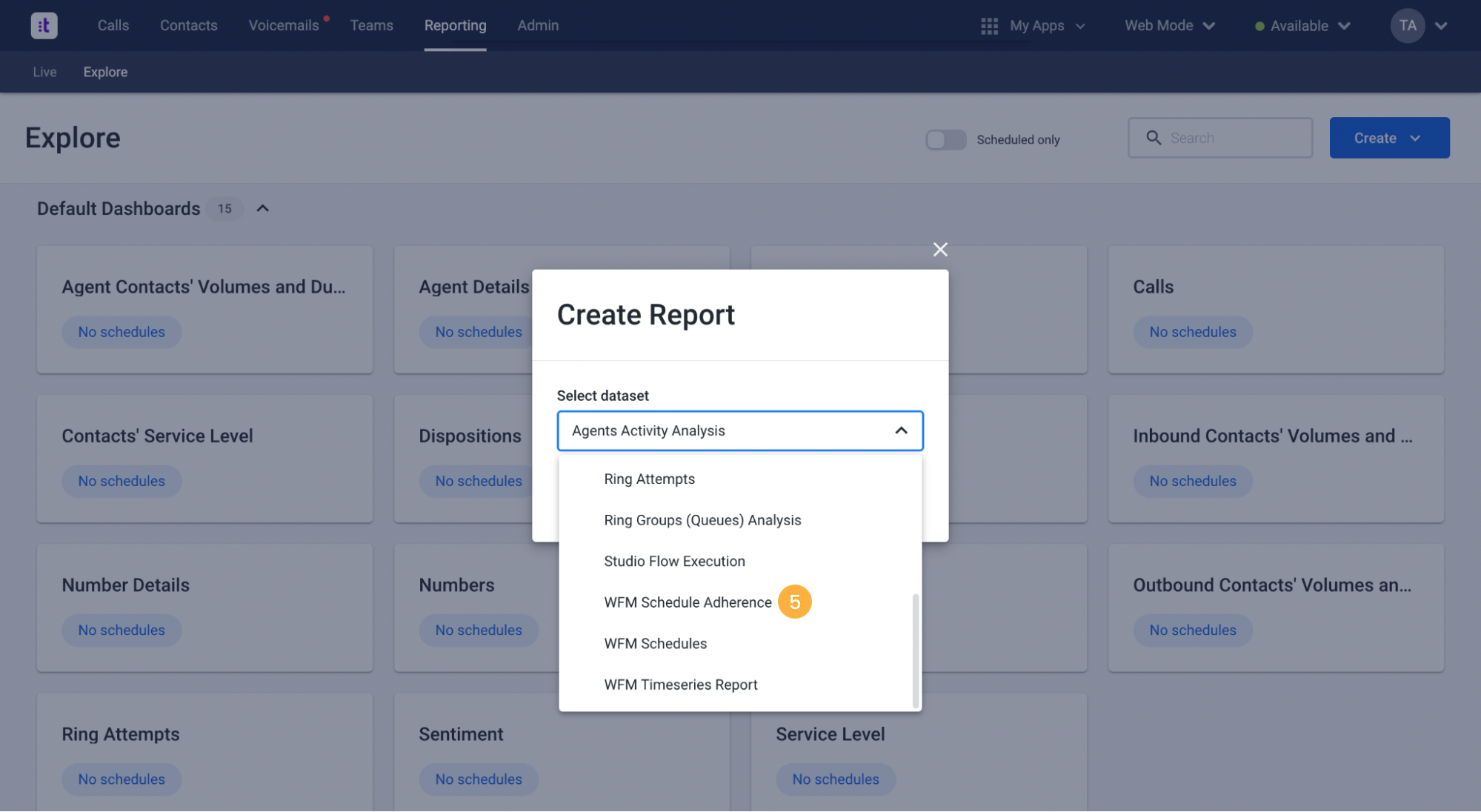 WFM Reports: Guide – Knowledge Base