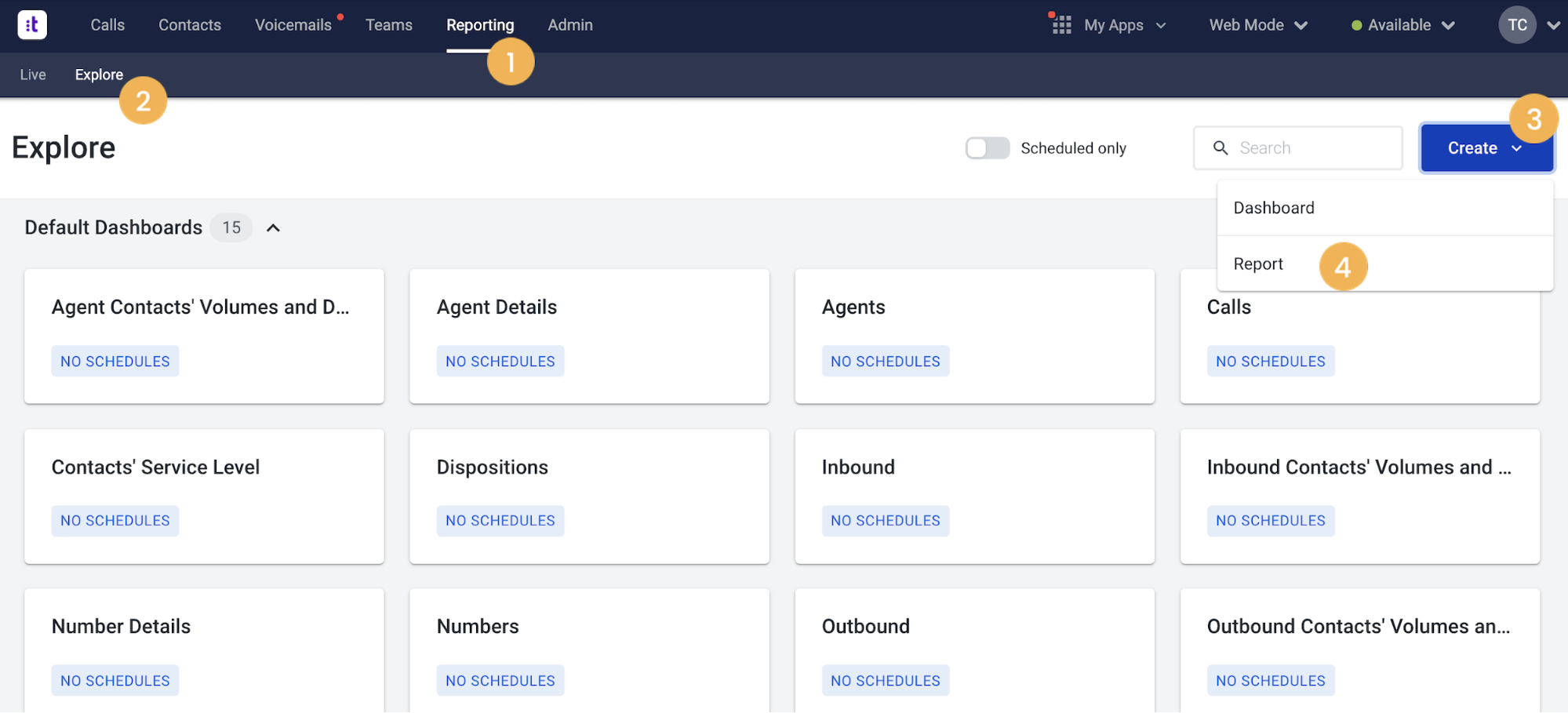 WFM Reports: Guide – Knowledge Base