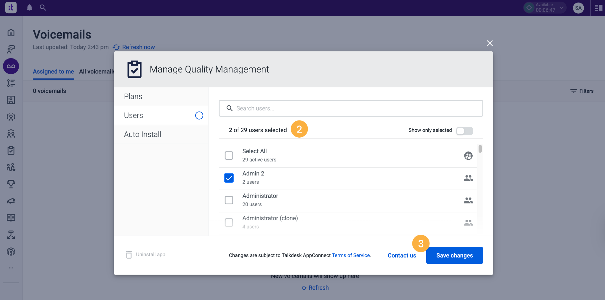 Talkdesk Quality Management (QM): Overview – Knowledge Base