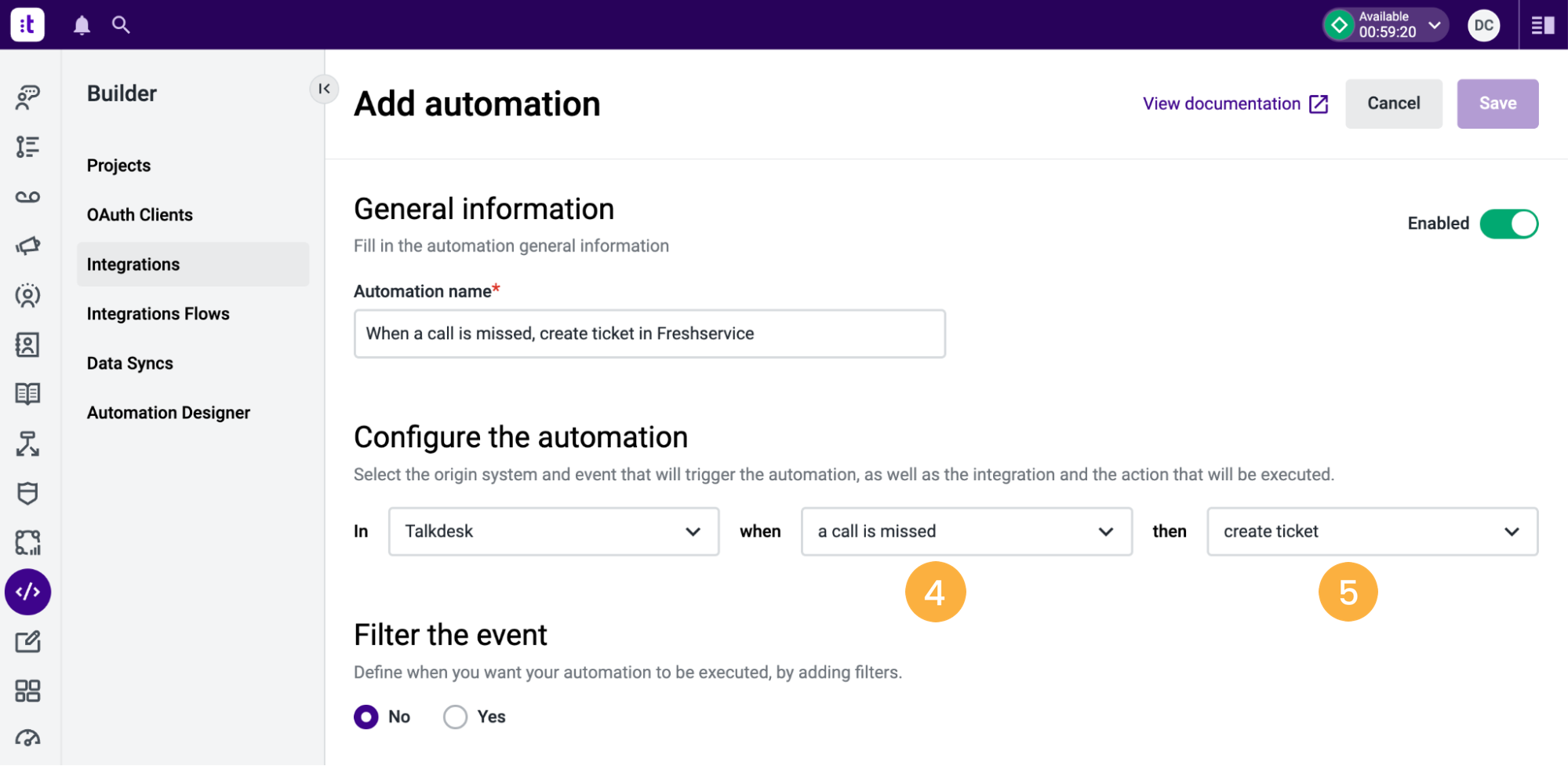 Automating Tasks in your Freshservice Integration – Knowledge Base