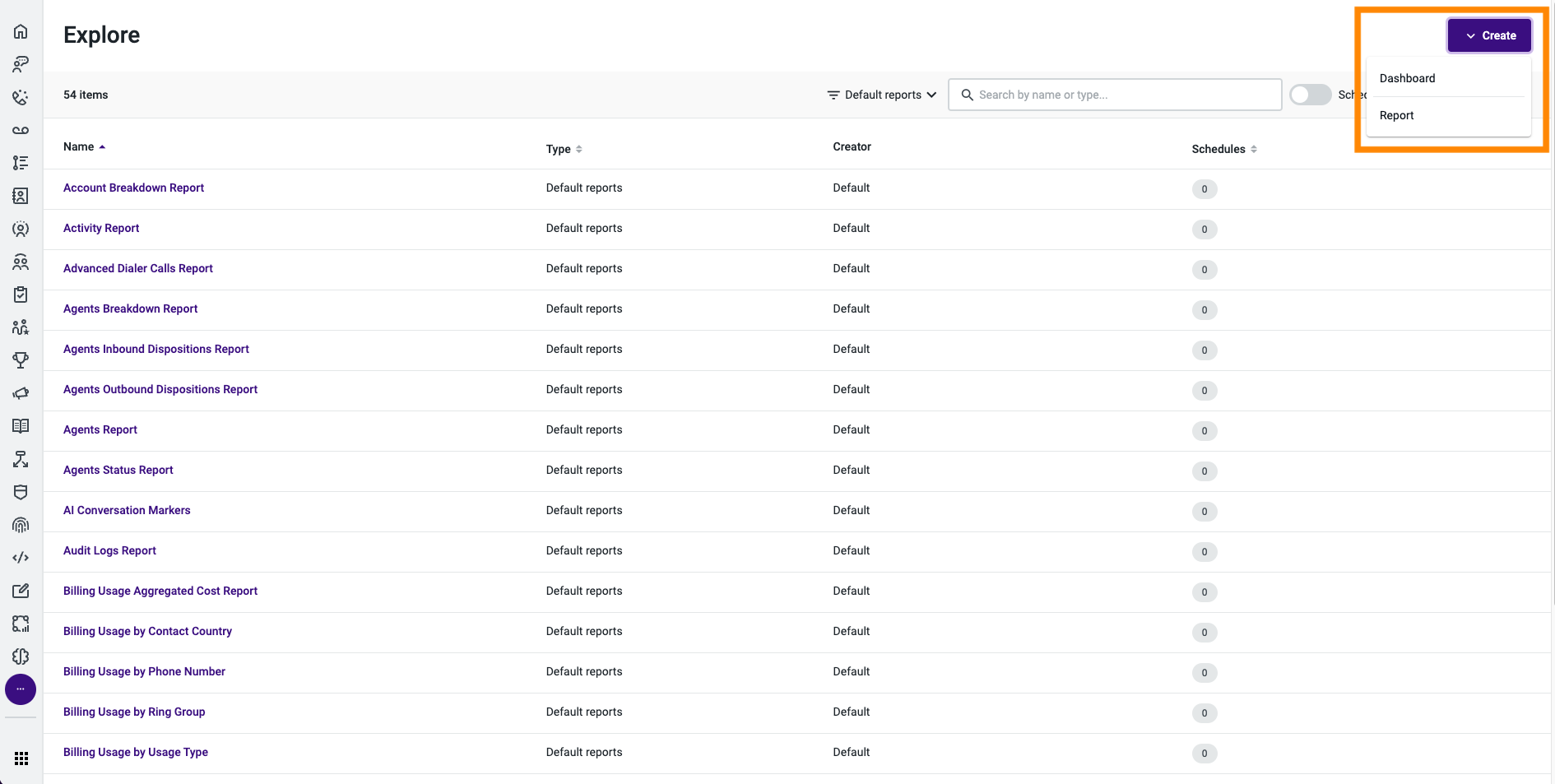 WFM Reports: Guide – Knowledge Base
