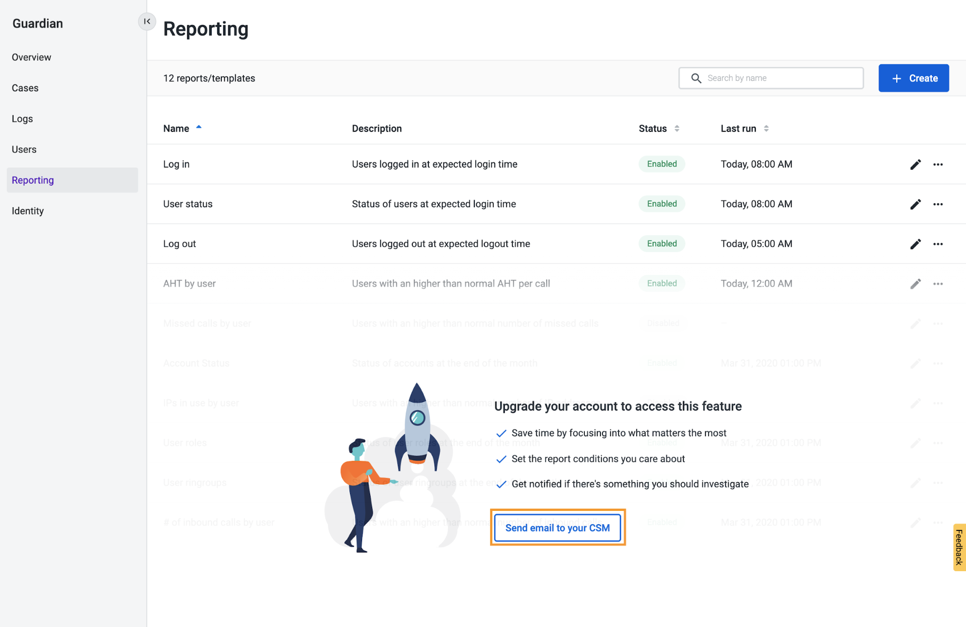 Using Talkdesk Guardian Reporting – Knowledge Base