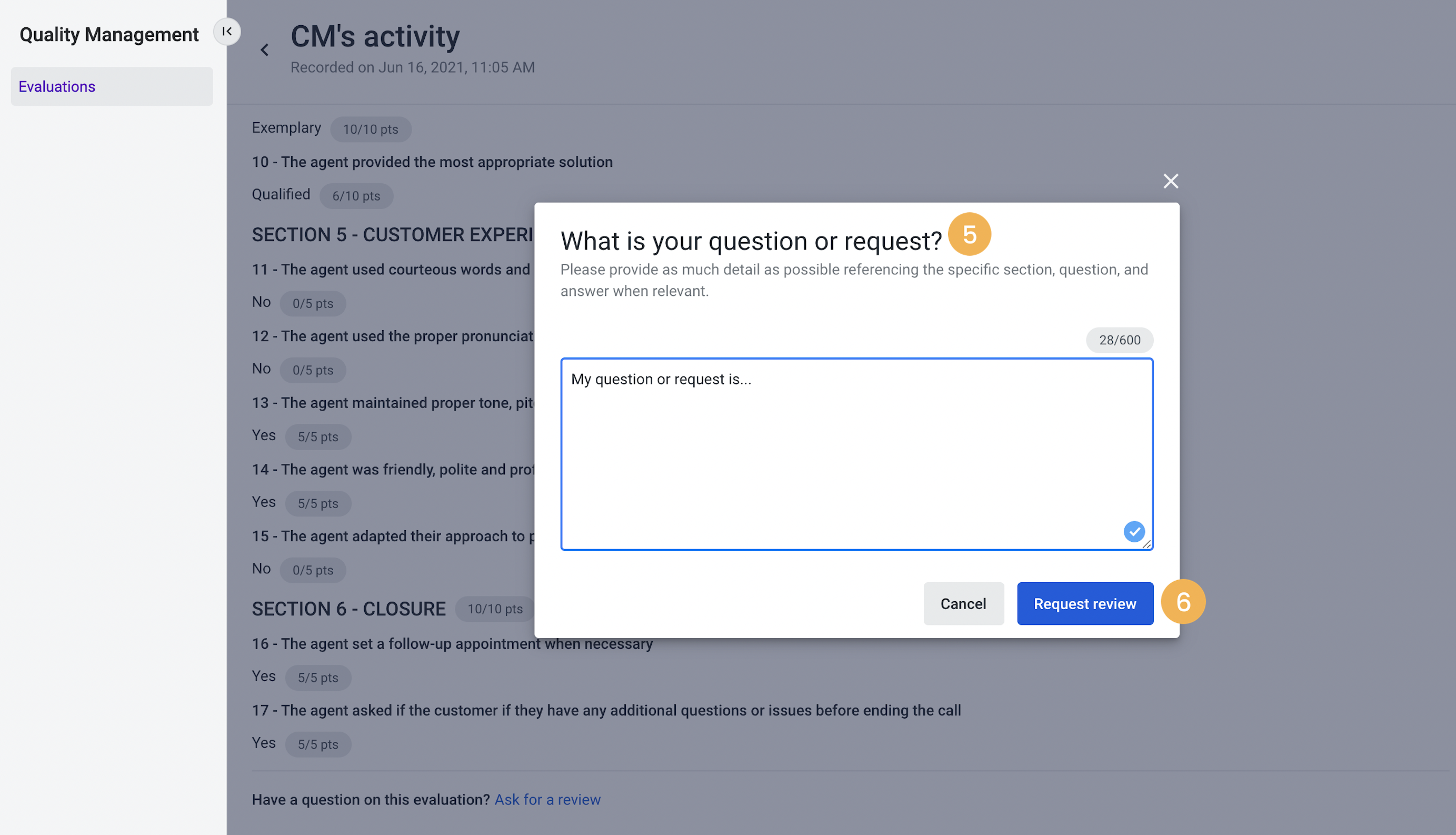 Agent View in QM – Knowledge Base