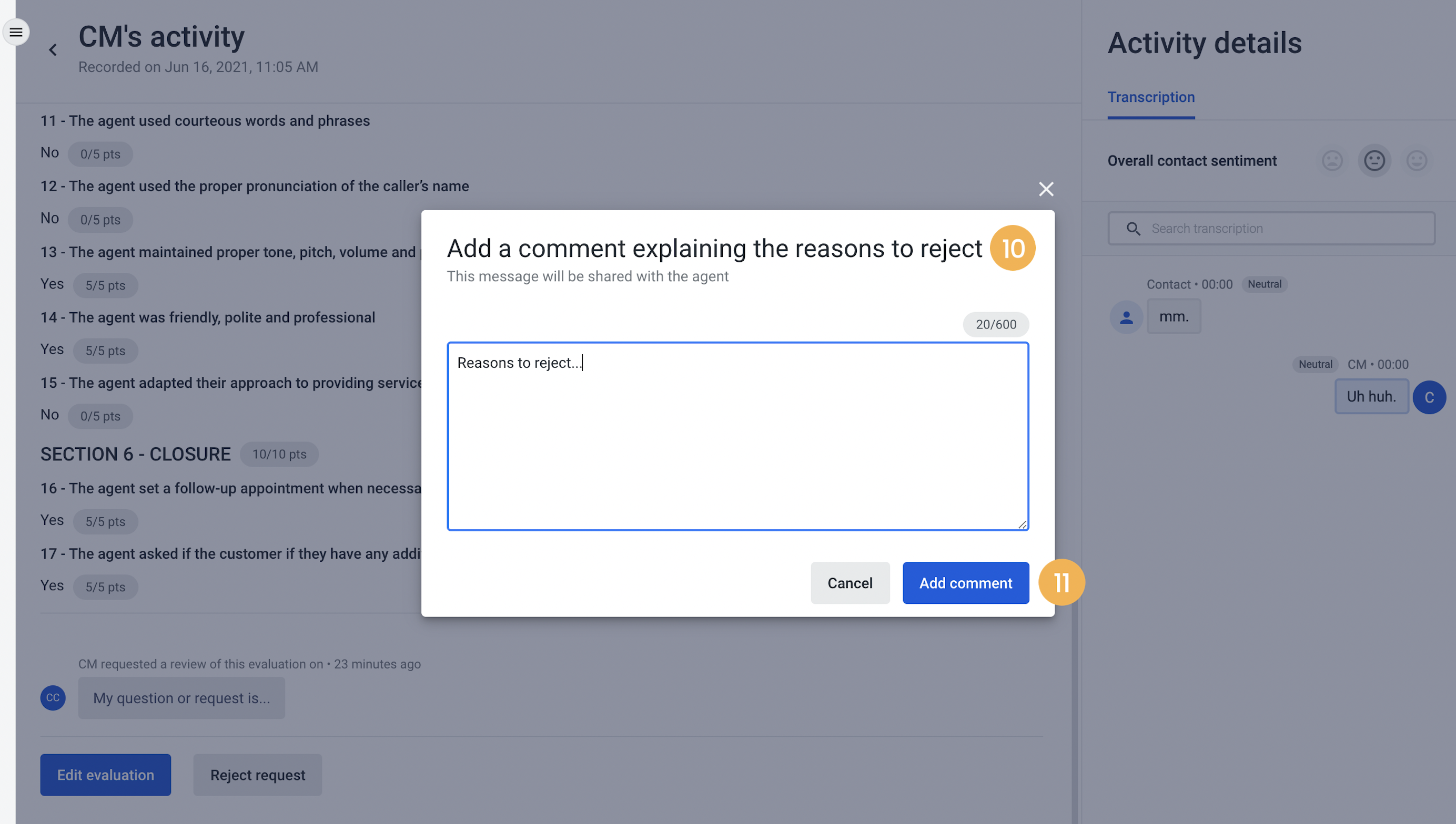 Agent View in QM – Knowledge Base